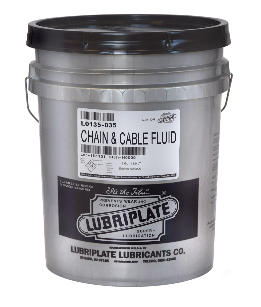 Chain & Cable Fluid | Lubriplate Lubricants Co.